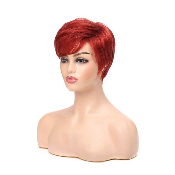 Sheer Beauté & Jewelry | Hair | Short Pixie Cut Red Hair Wig | Poshmark